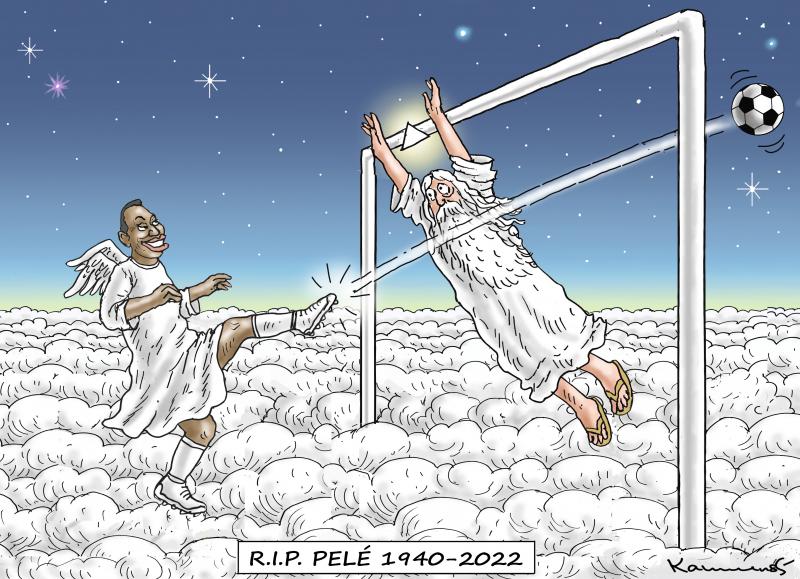 RIP PELÉ 1940-2022 | Cartoon Movement